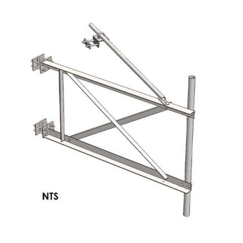 Daley Six-Foot Standoff Mount - Daley Tower Service